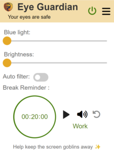 Thanks for being part of the Eye Guardian experience! - Home